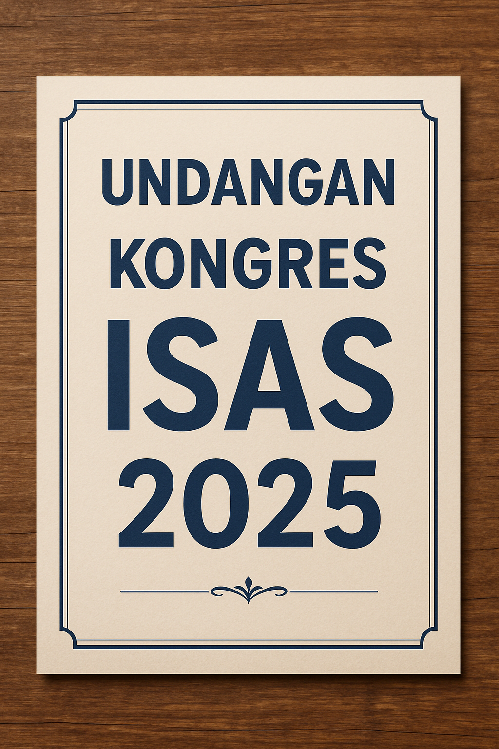 ISAS – Indonesian Society of Applied Science