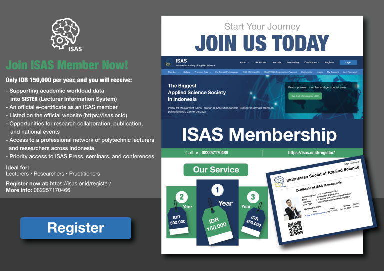 ISAS – Indonesian Society of Applied Science